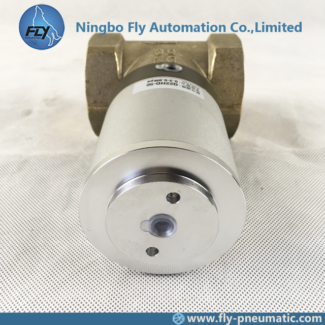 Q22HD-50 Pipe Valve Q22HD Series PTFE Seals 2/2 1-1/2 inches Pneumatic ...