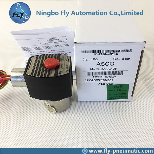 8210G095 EF8210G095 ASCO 8210 series 3/4" DN20 Pilot Operated Brass ...