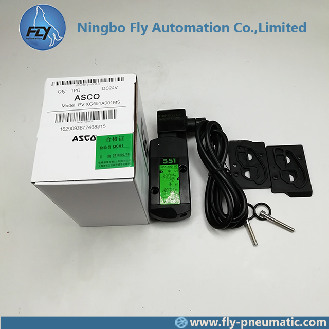 PVG551A001MS G551A001MS ASCO 551 Series 1/4" Aluminium Body Spool Type ...
